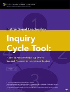 Instructional Leadership Inquiry Cycle Tool - Center for Educational ...